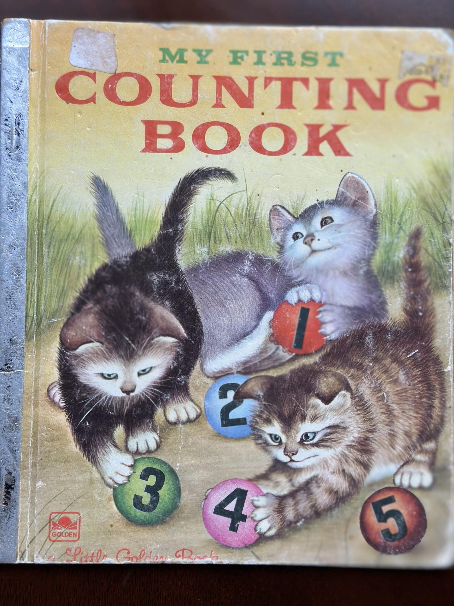 Vintage Children's Little Golden Book My First Counting Book - Etsy