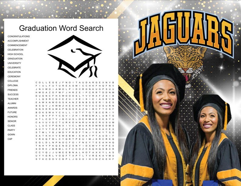 Graduation Activity Booklet 7-page Editable in Canva - Etsy