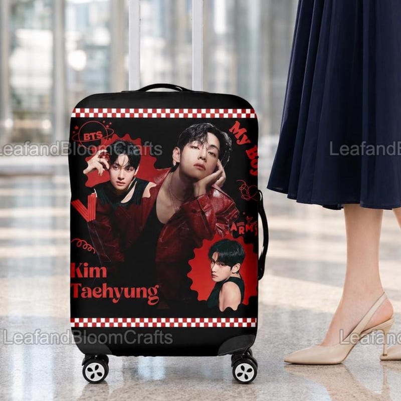 Custom Luggage Covers Bts - Etsy