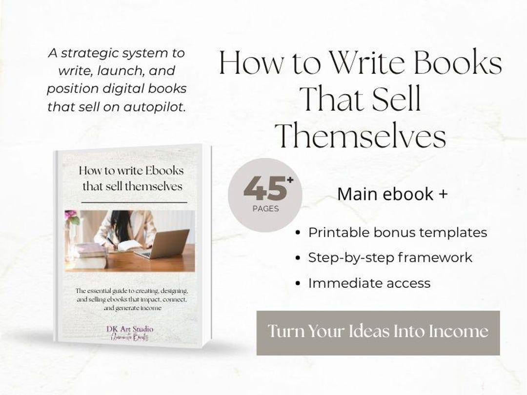 Guide to Write & Sell Step-by-step + 3 Exclusive Bonuses Printable ...
