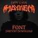 Instant Download Mayhem Font | Clean & Ragged Typography for Designers ...