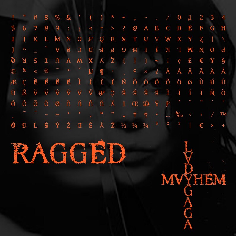 Instant Download Mayhem Font | Clean & Ragged Typography for Designers ...