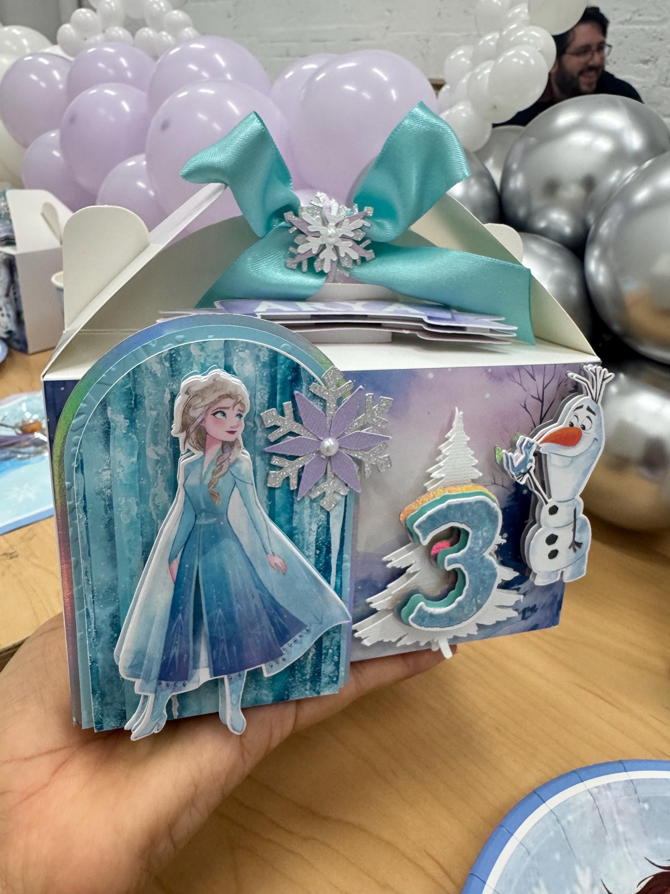 Frozen Favor Boxes/frozen Gable Boxes/frozen Birthday Party/frozen ...