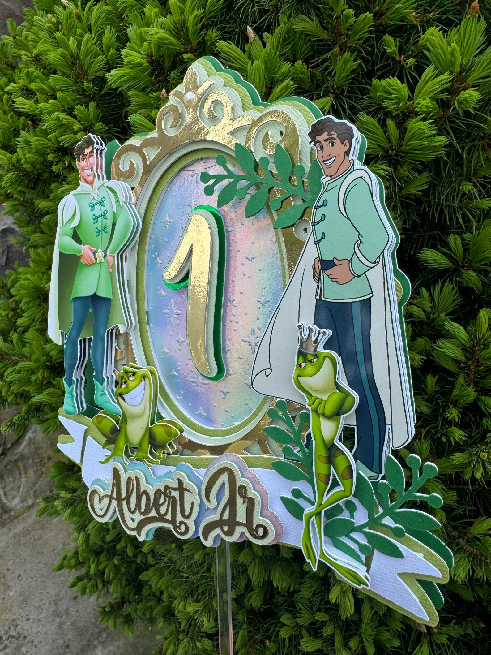Princess Tiana Cake Topper/ Princess Birthday Party Decor/ Princess ...