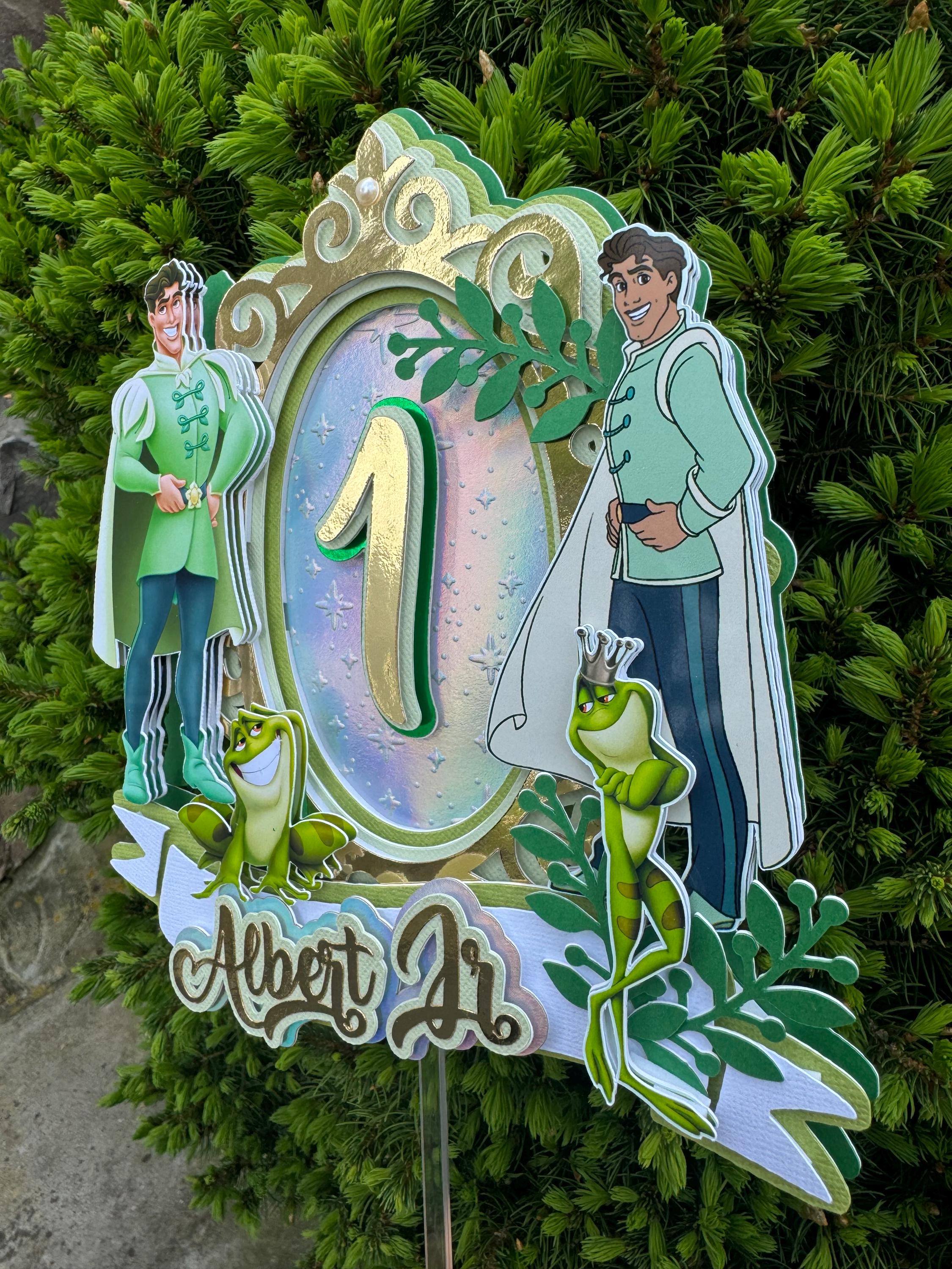Princess Tiana Cake Topper/ Princess Birthday Party Decor/ Princess ...