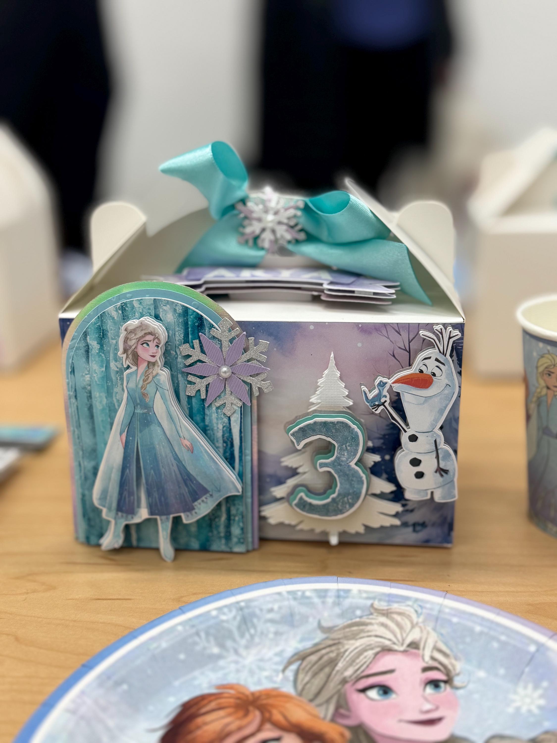 Frozen Favor Boxes/frozen Gable Boxes/frozen Birthday Party/frozen ...