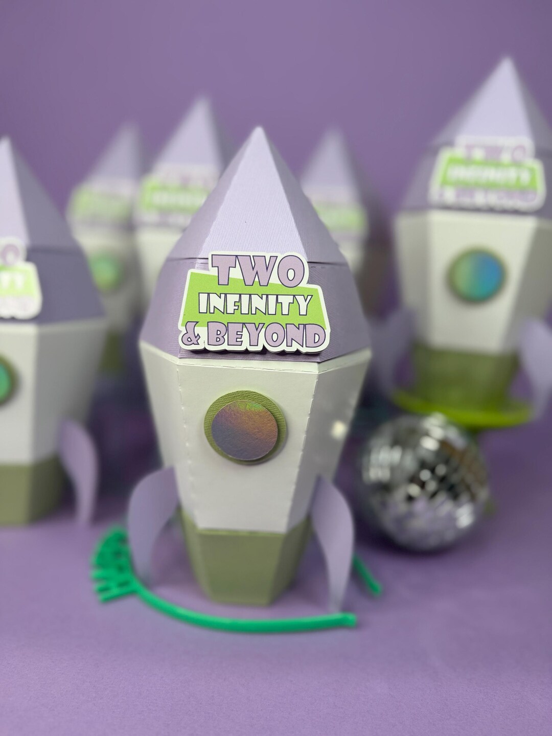 Buzz Lightyear Rocket Gable Boxes/ Two Infinity & Beyond Party Decor ...