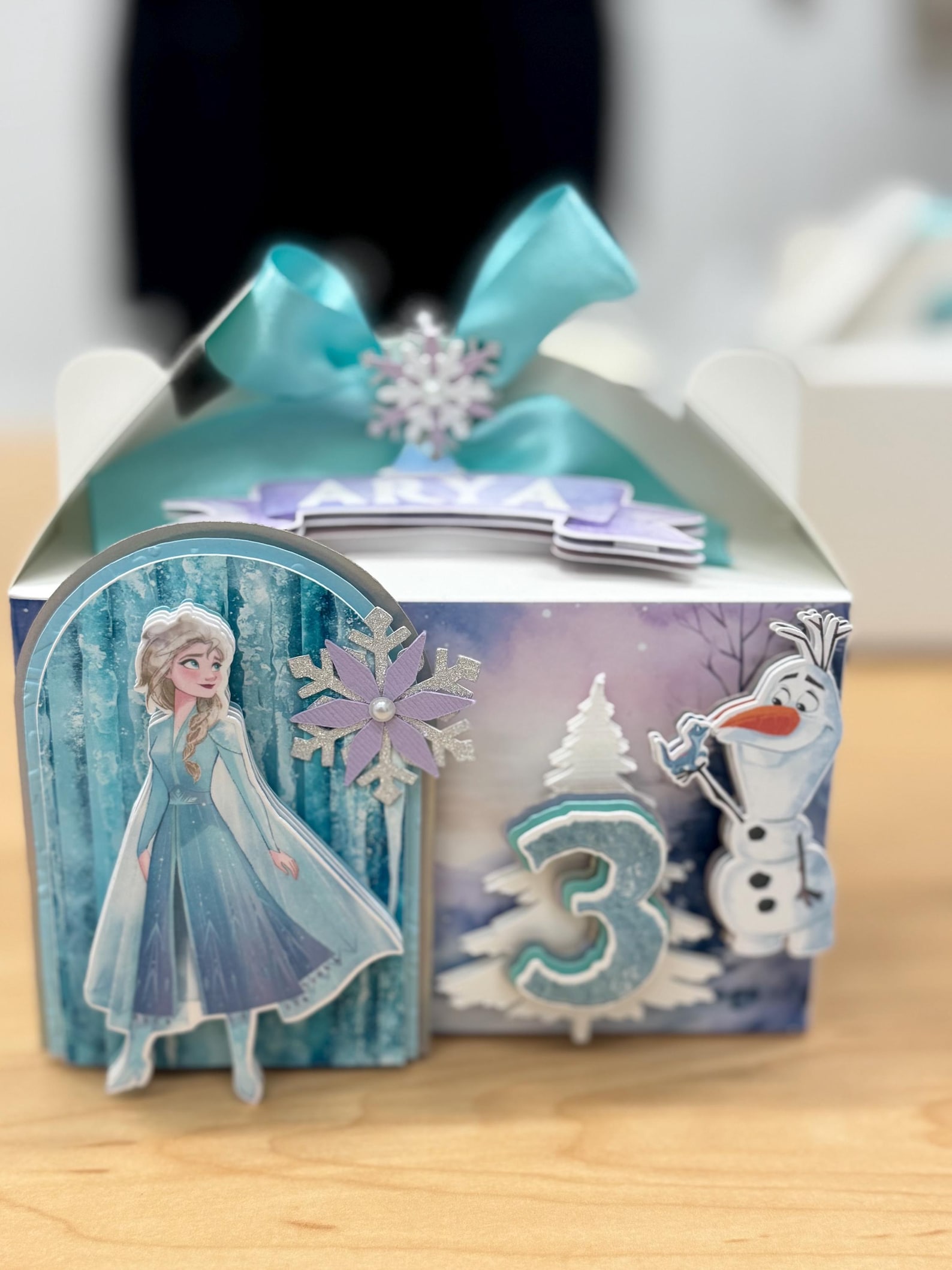 Frozen Favor Boxes/frozen Gable Boxes/frozen Birthday Party/frozen ...