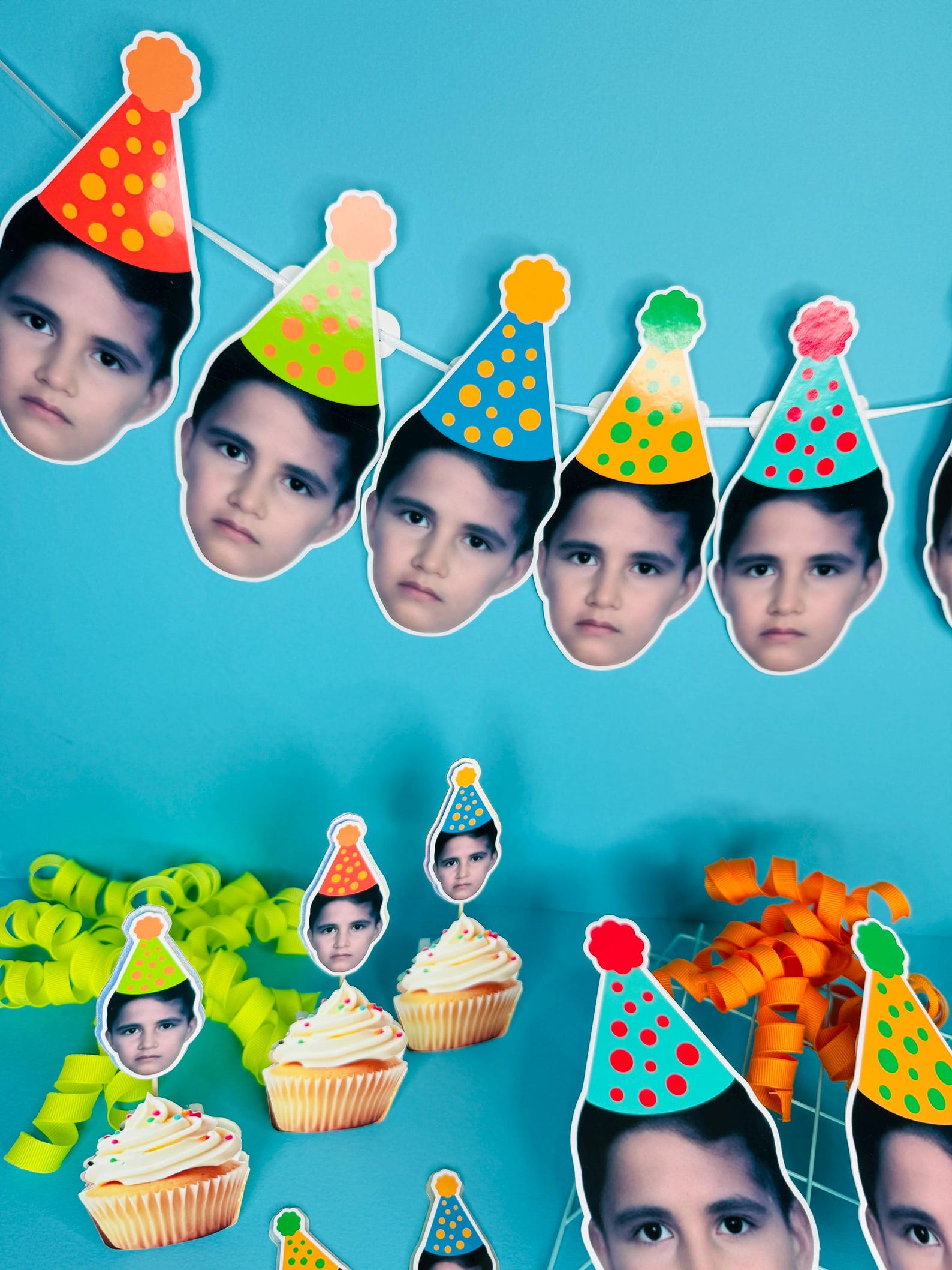 Custom Face Birthday Banner/ Personalized Party Decor - Etsy