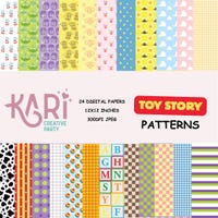 35 TOY Digital Paper | Papers Scrapbook STORY | Backgrounds | Toy ...