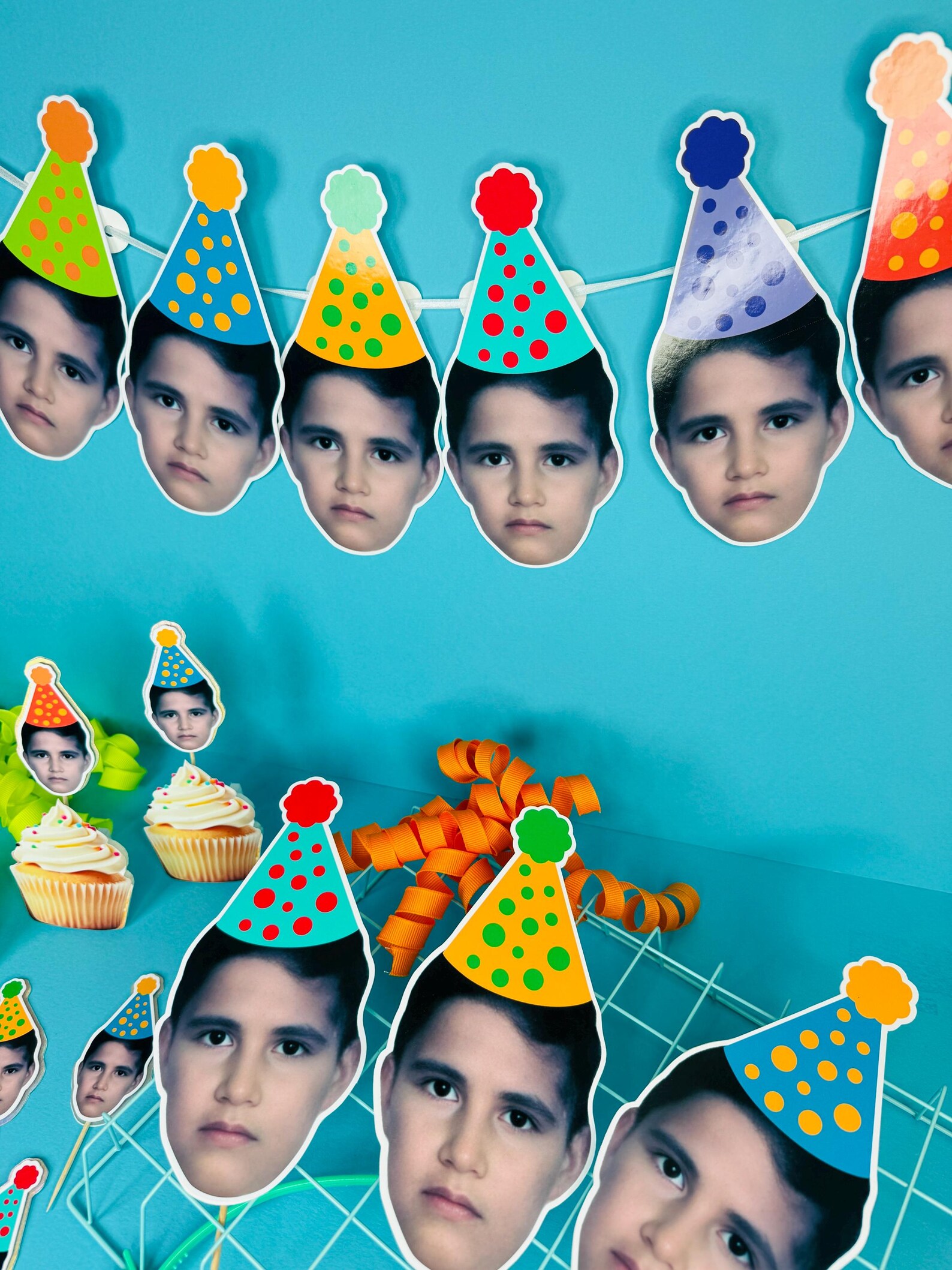 Custom Face Birthday Banner/ Personalized Party Decor - Etsy