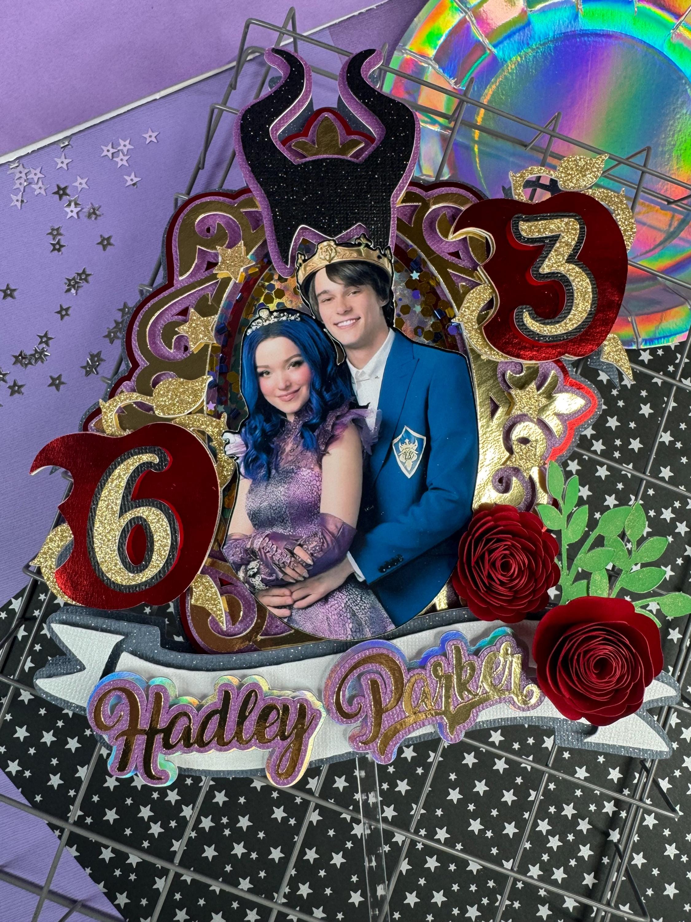 Villains Cake Topper/ Maleficent Cake Topper/ Mal Cake Topper/ Bridge ...