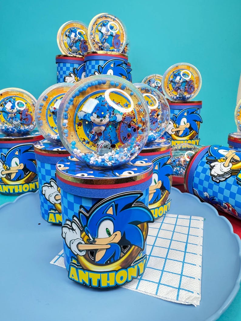 Sonic Custom Pringles / Personalized Chip Cans/ Sonic Party Decor ...