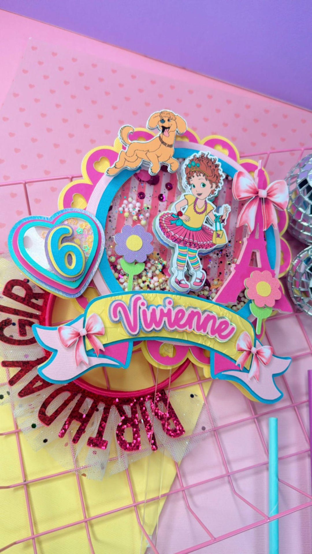 Fancy Cake Topper/ Fancy Cake Topper/ Nanci Cake Topper/ Fancy Nanci ...