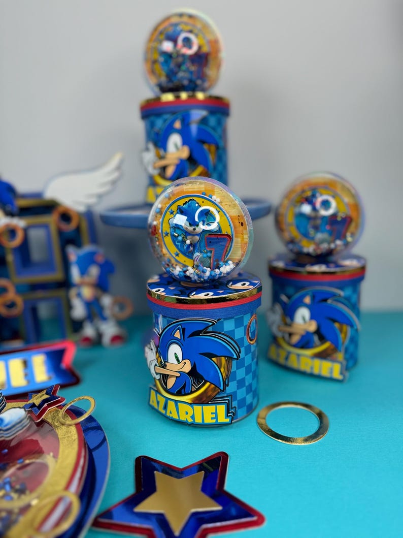 Sonic Custom Pringles / Personalized Chip Cans/ Sonic Party Decor ...