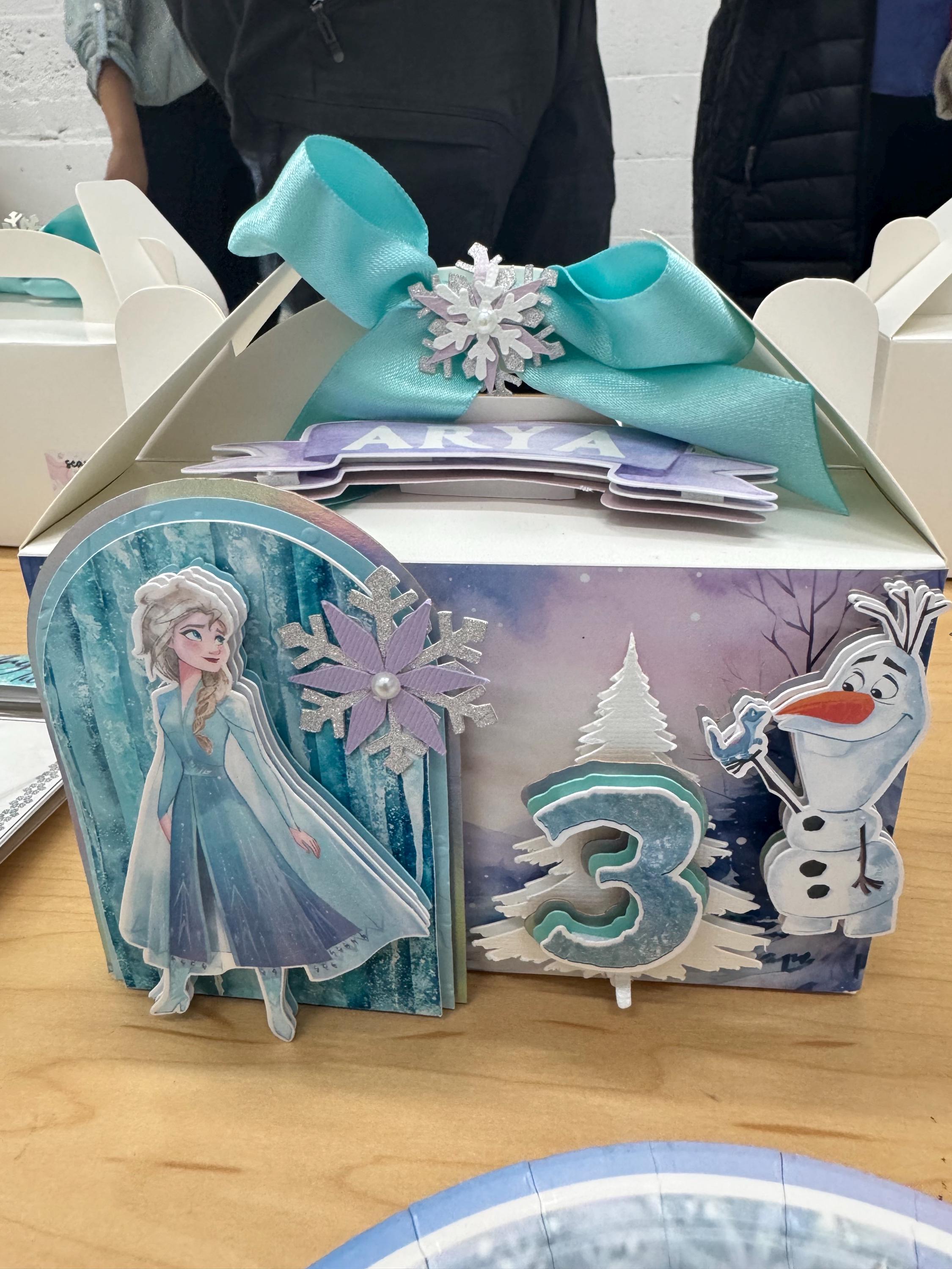 Frozen Favor Boxes/frozen Gable Boxes/frozen Birthday Party/frozen ...