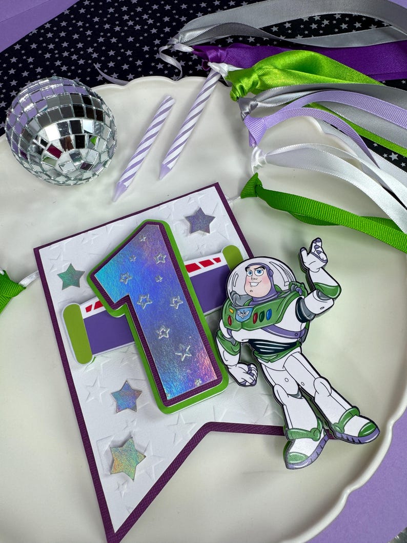 Personalized Buzz Lightyear High Chair Banner – Toy Story 1st Birthday ...