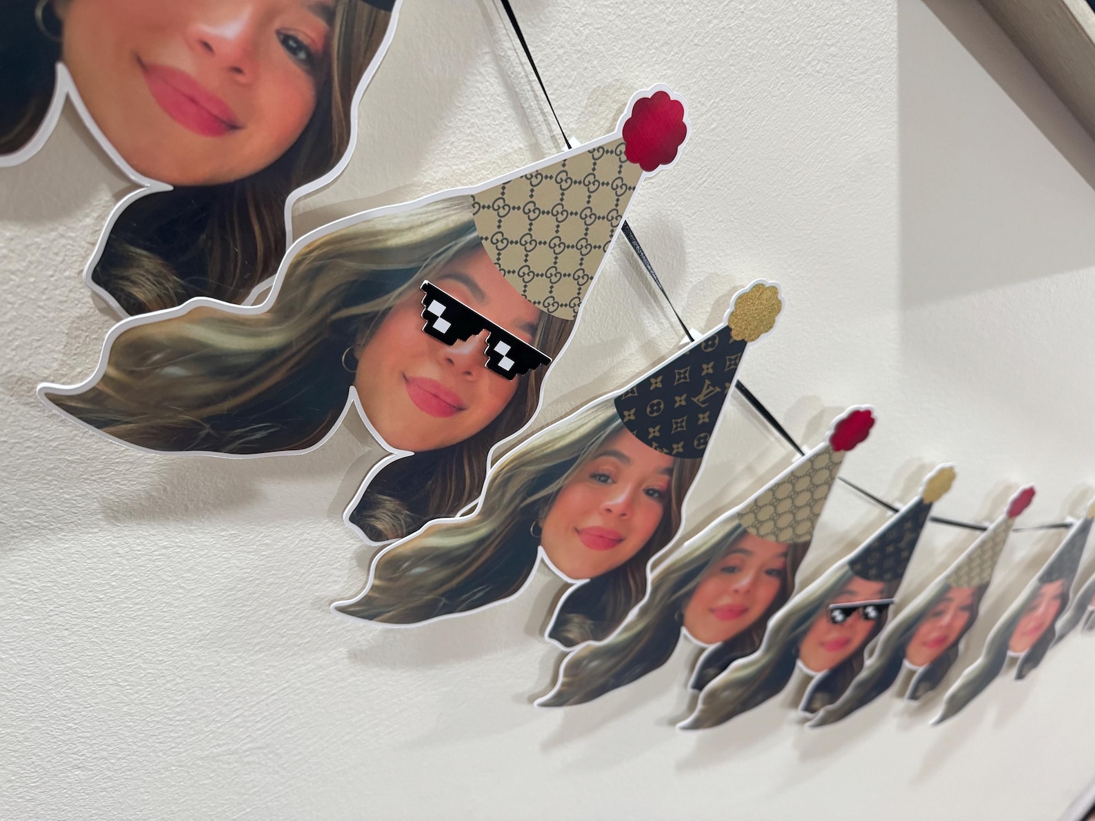 Custom Face Birthday Banner/ Personalized Party Decor - Etsy