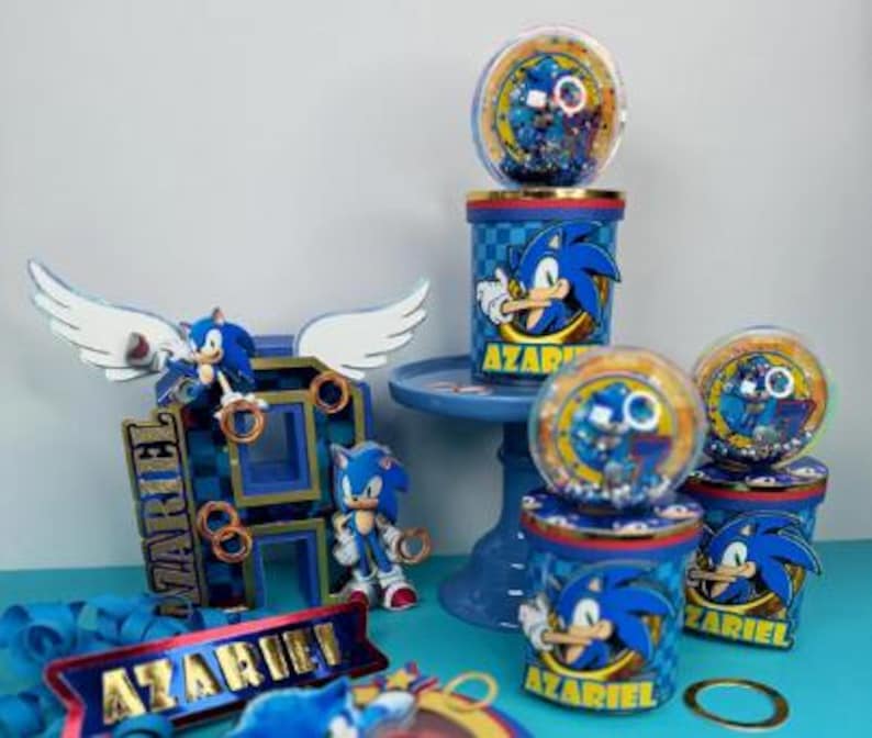 Sonic Custom Pringles / Personalized Chip Cans/ Sonic Party Decor ...