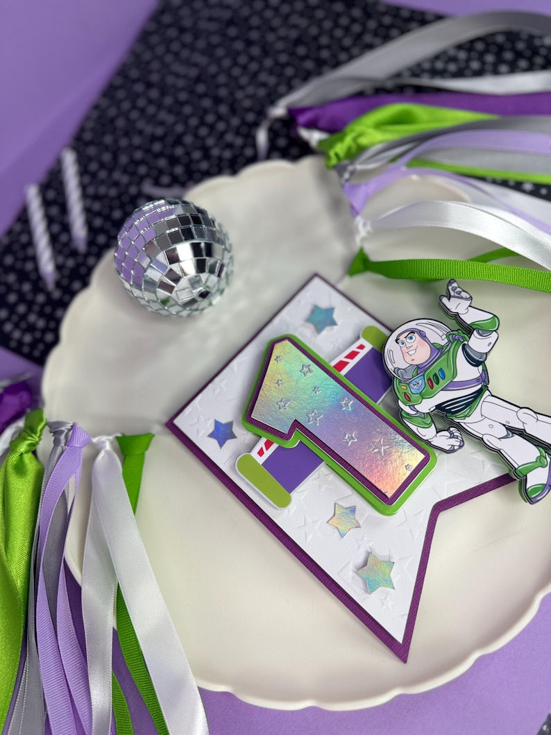 Personalized Buzz Lightyear High Chair Banner – Toy Story 1st Birthday ...