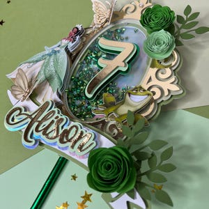 Princess Tiana Cake Topper/ Princess Birthday Party Decor/ Princess ...