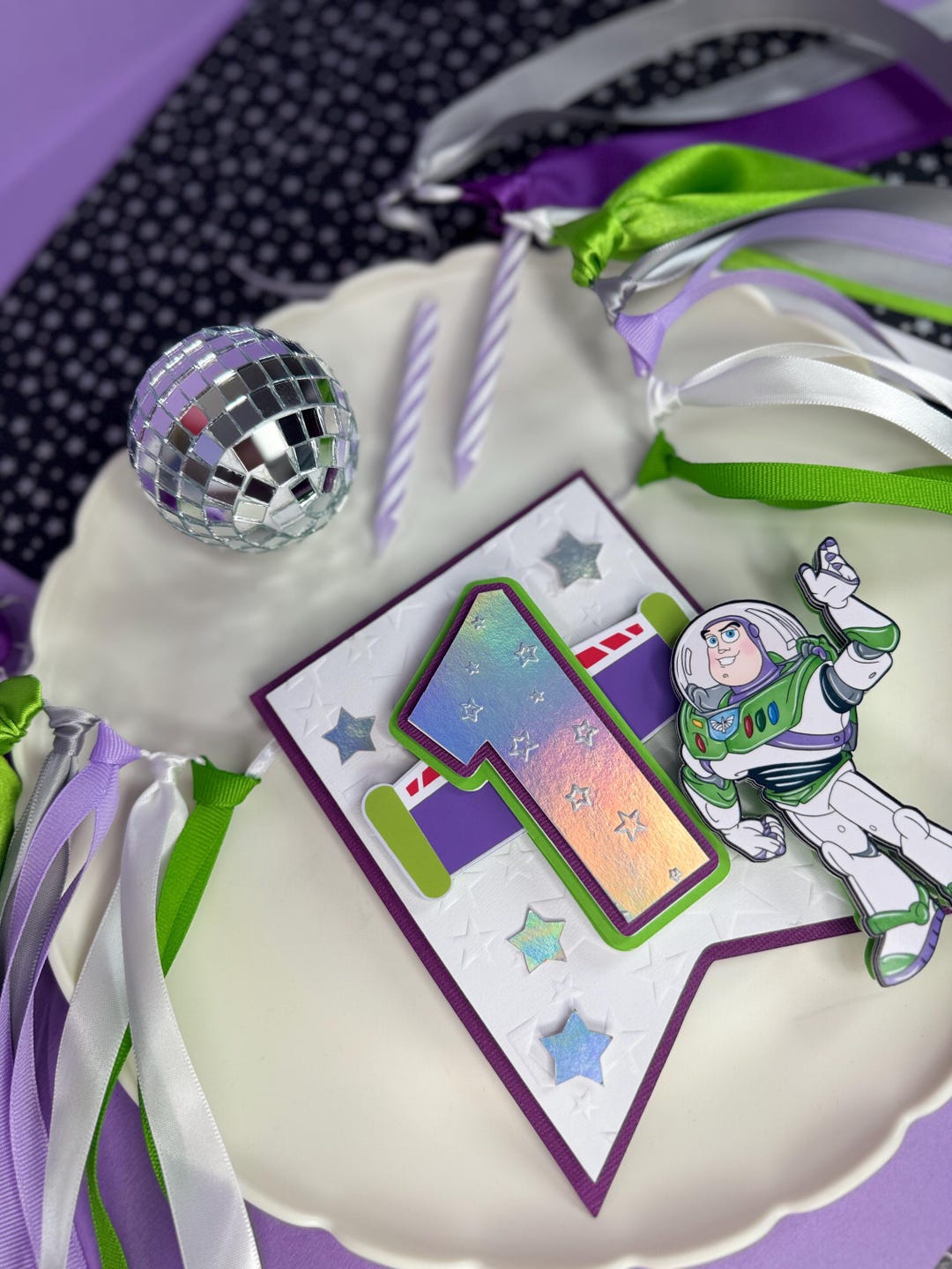 Personalized Buzz Lightyear High Chair Banner – Toy Story 1st Birthday ...