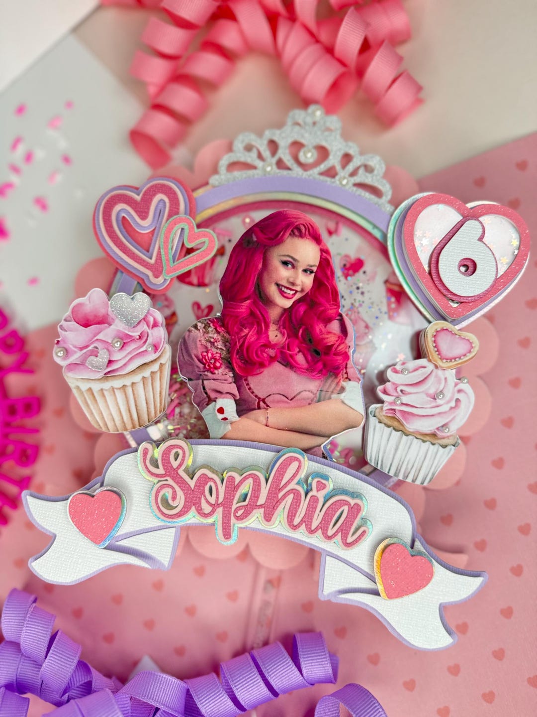 Villains Cake Topper/ Maleficent Cake Topper/ Mal Cake Topper/ Bridge ...