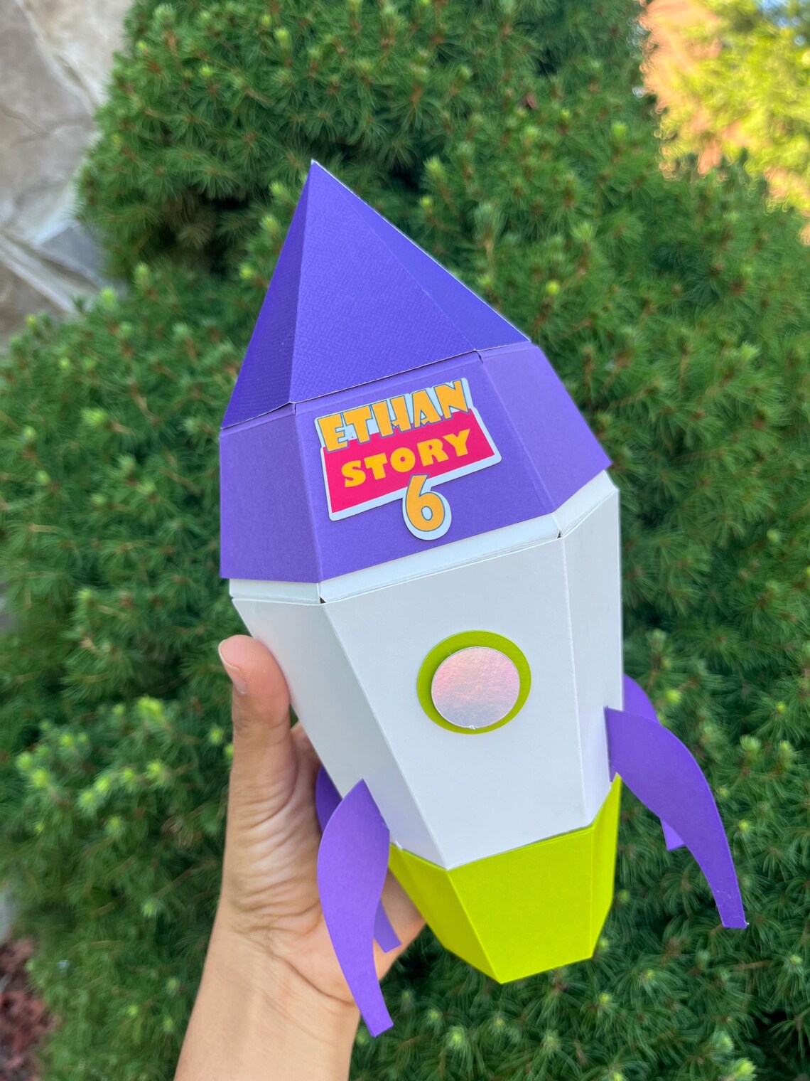 Buzz Lightyear Rocket Favor Boxes/ Two Infinity & Beyond Party Decor ...