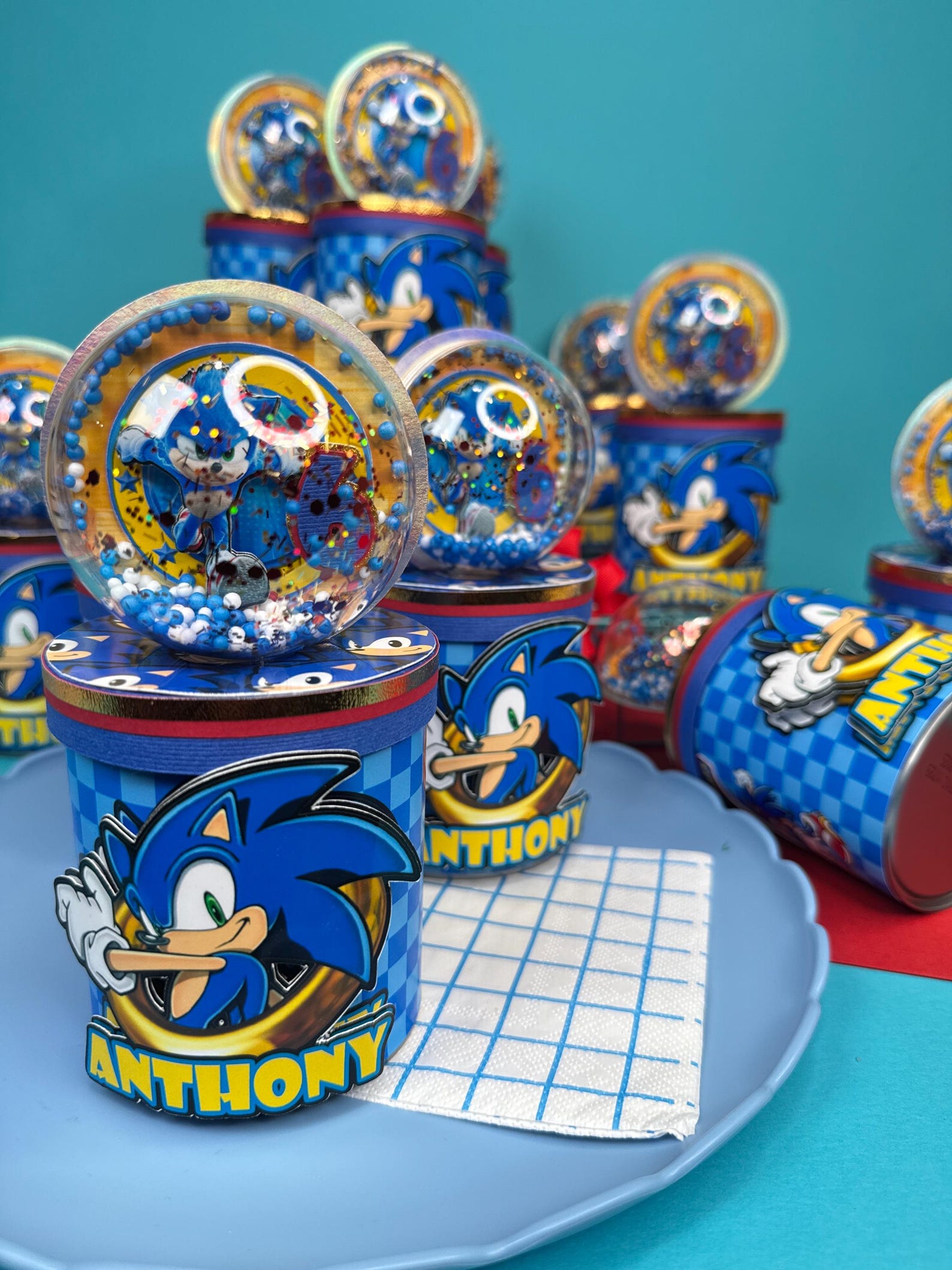 Sonic Custom Pringles / Personalized Chip Cans/ Sonic Party Decor ...