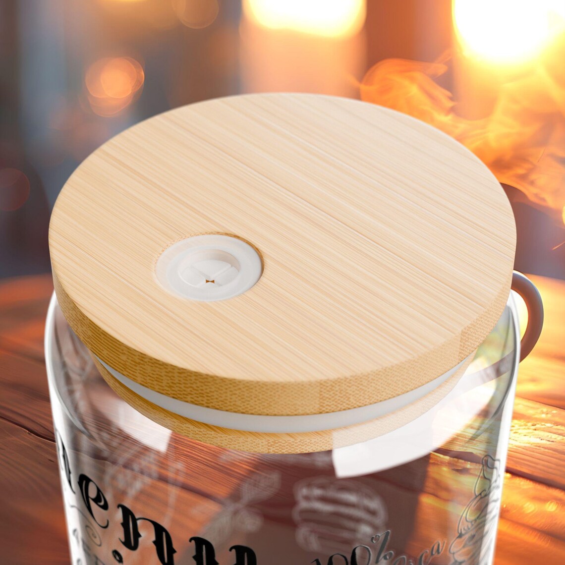 Iced Coffee Sipper Glass, Stylish Drinkware, Coffee & Tea Lovers ...