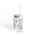 Iced Coffee Sipper Glass, Stylish Drinkware, Coffee & Tea Lovers ...