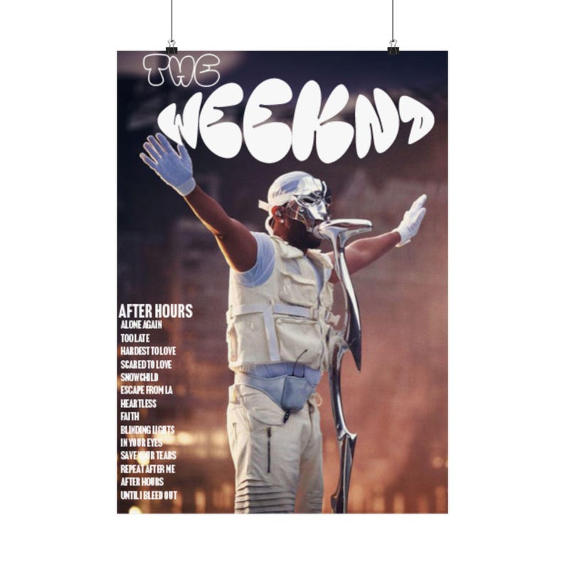 THE WEEKND Poster - Etsy