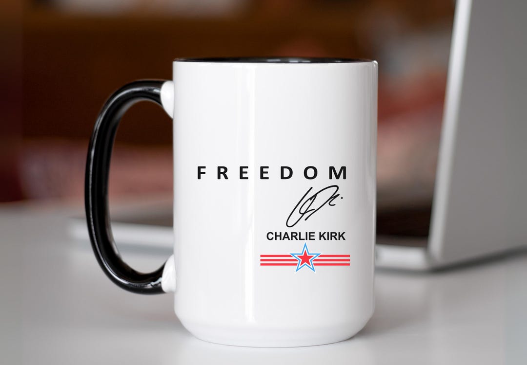 Charlie Freedom Mug: Patriotic Ceramic Liberty Cup - Etsy