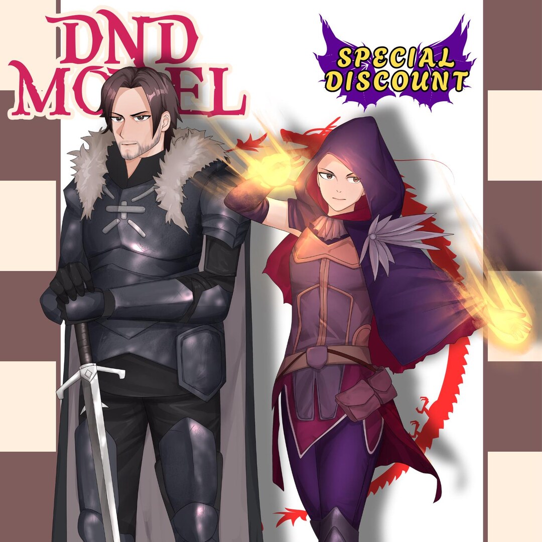 CUSTOM DND Character,dungeons and Dragon, Dnd Character Commission ,dnd ...
