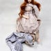 Selkie Art Doll, Cloth Seal, Mixed Media Art Sculpture, Free Shipping ...