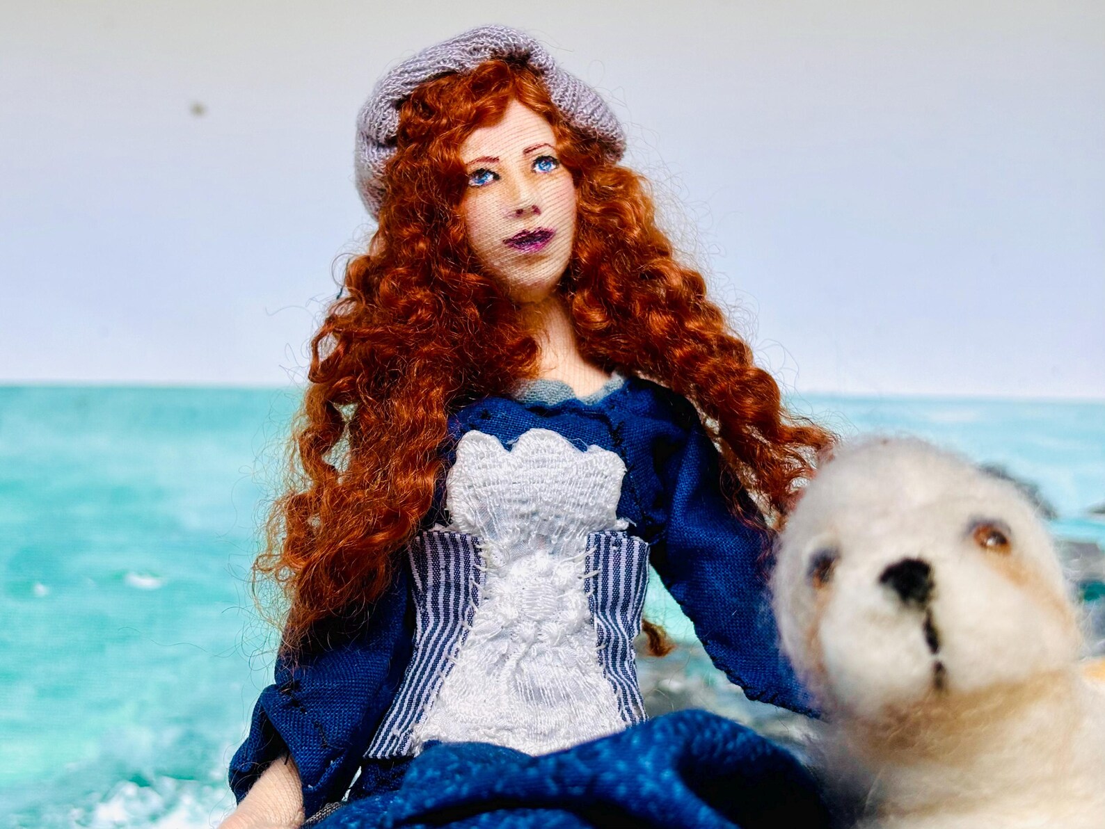 Selkie Art Doll, Needle Felt Seal, Selkie Folktale, OOAK, Free Shipping ...