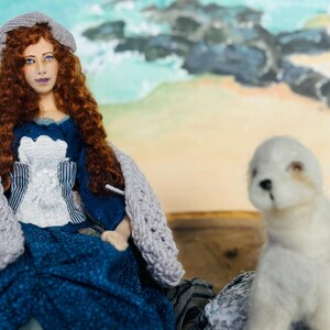Selkie Art Doll, Needle Felt Seal, Selkie Folktale, OOAK, Free Shipping ...