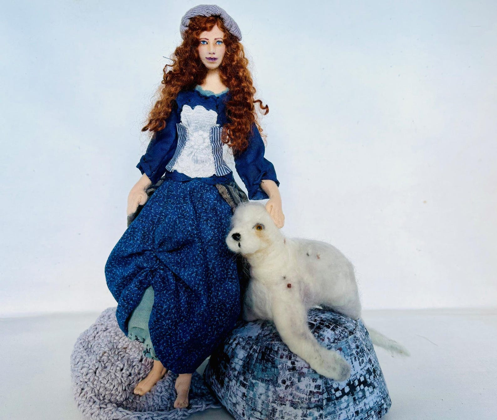 Selkie Art Doll, Needle Felt Seal, Selkie Folktale, OOAK, Free Shipping ...