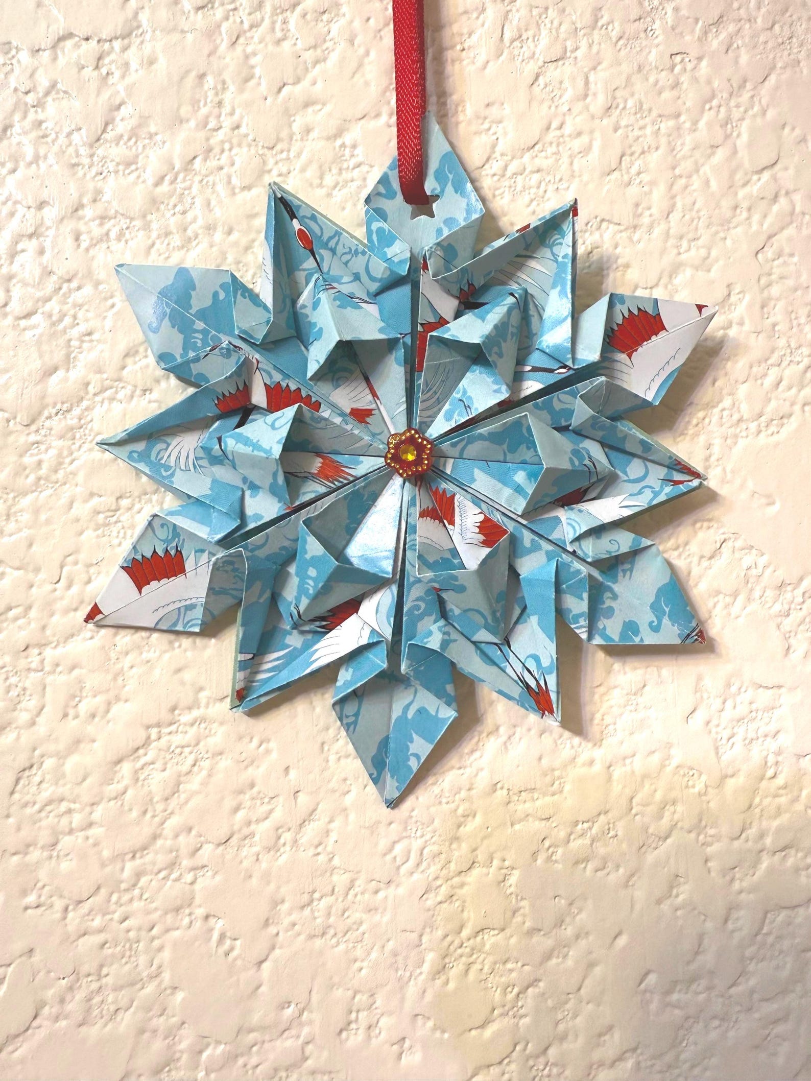Origami Snowflakes From Maps or From Origami Paper - Etsy
