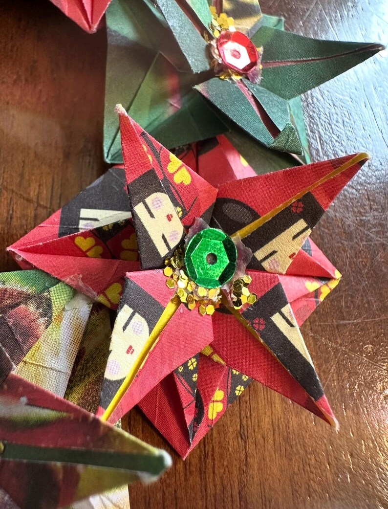 Origami Wreaths With Patterns and Colors - Etsy