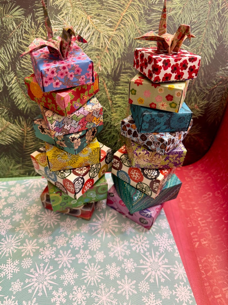 Origami Tower of Boxes - Etsy