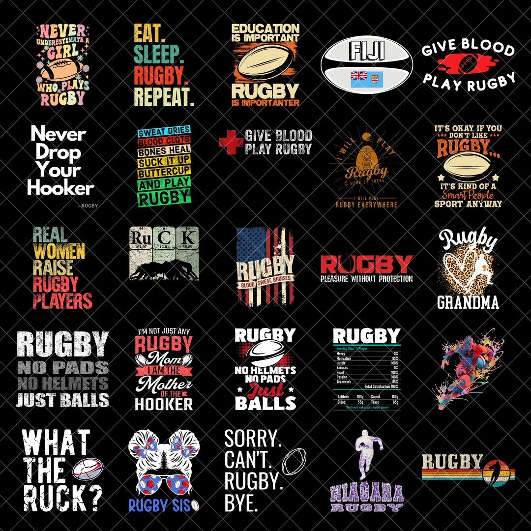 Rugby Player Designs, Png Bundle, Rugby Graphics, Spor Lover, Rugby ...