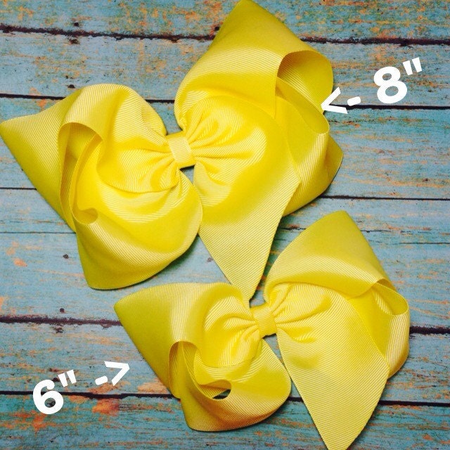 Red Big 8 Inch Twisted Boutique Bow | Etsy