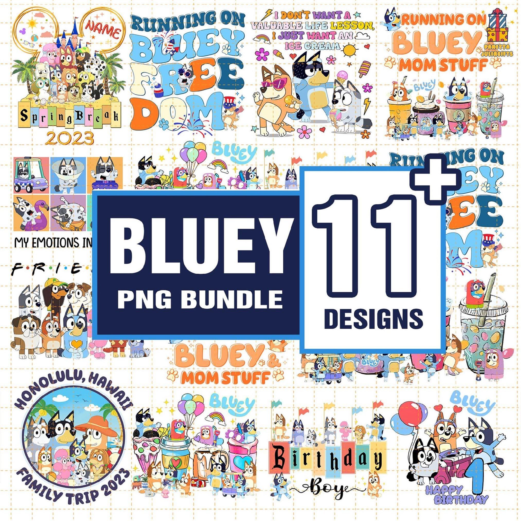 Blue Dog PNG Bundle, Blue Dog Birthday Bundle Blue Dog Cut Files for ...