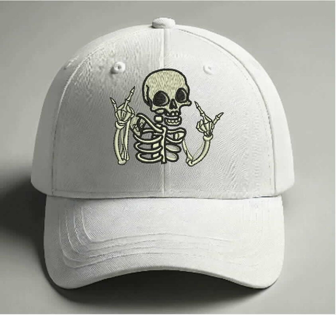 Skull Embroidery Design | Gothic Horror Machine Embroidery File ...