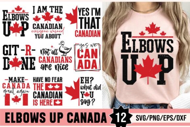 Watercolor Canada Day Clipart, 12 PNG Canada Day Clip Art, Commercial ...