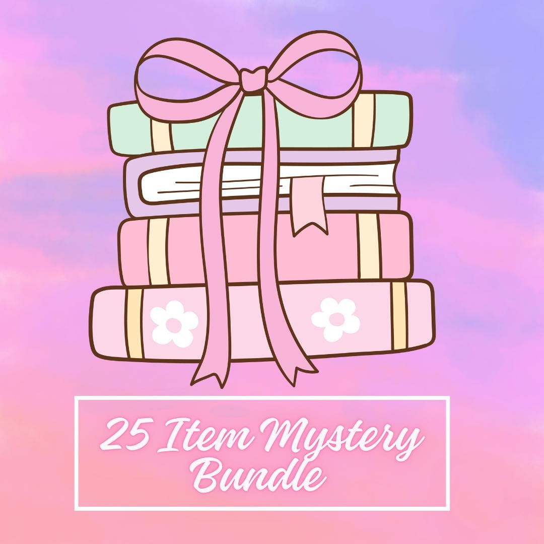 Mystery Gift Bundle | 25 Mystery Items | Bookish Bundle | Handpicked ...