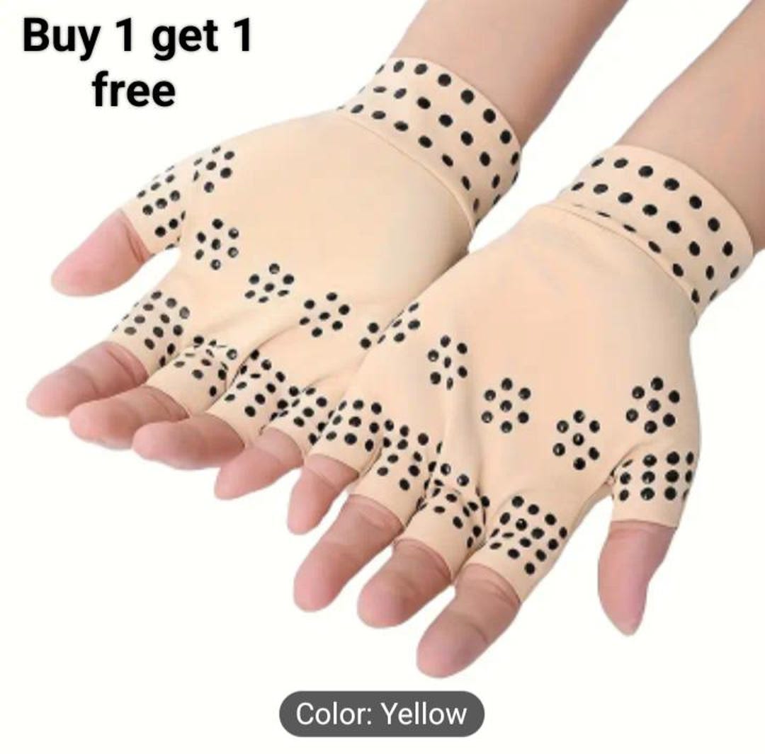 Magnetic Compression Gloves | Arthritis Pain Relief, Wrist Support - Etsy