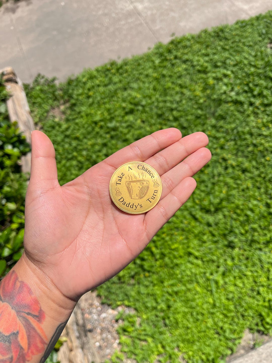 Gold Metal Decision Coin – “dirty Diaper Duty” – Funny Gift for New ...