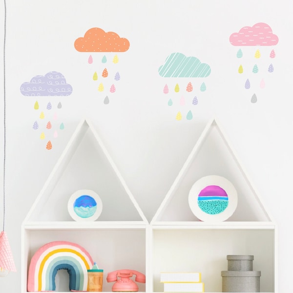 Cloud Wall Decals - Etsy